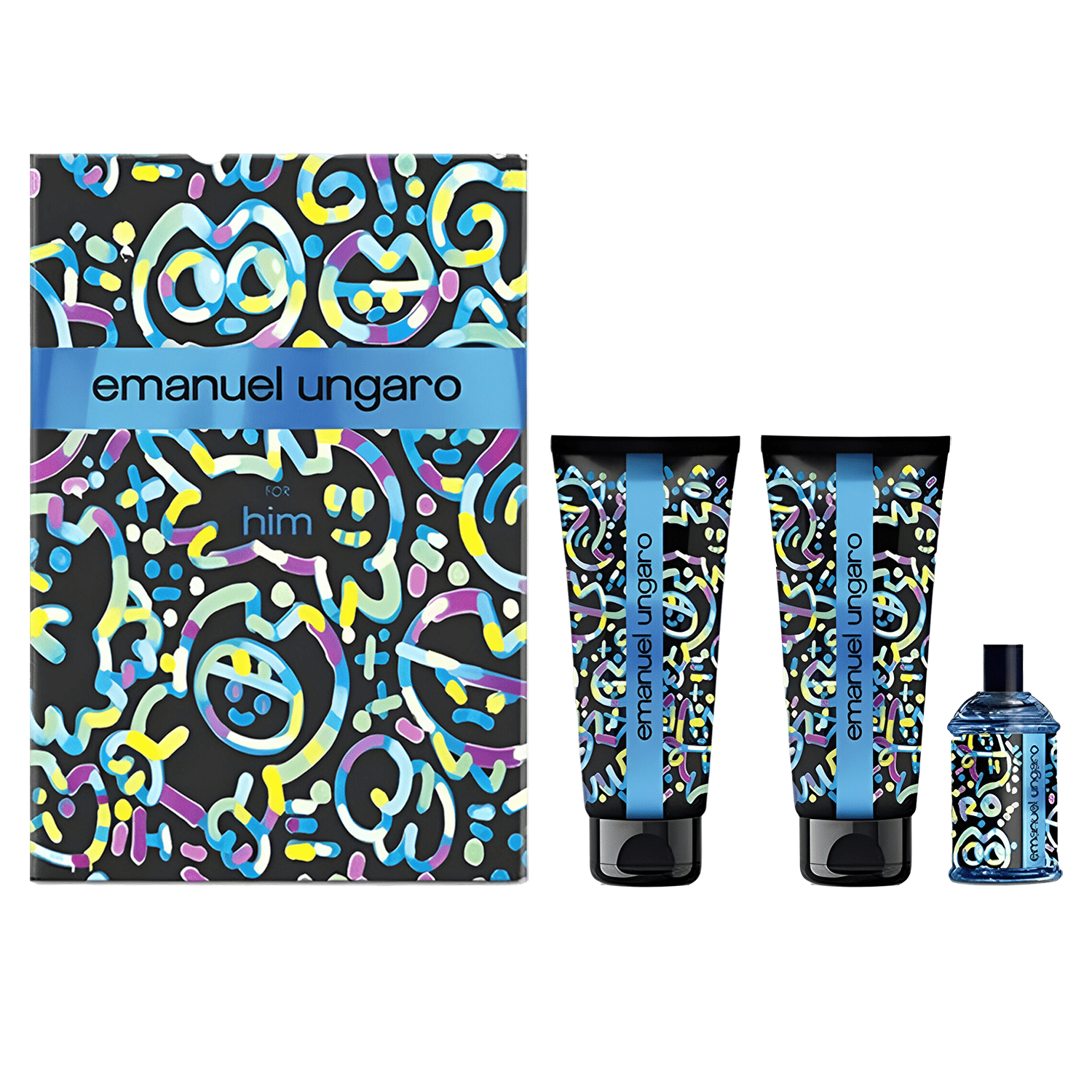 Shop Emanuel Ungaro For Him Shampoo & Shower Gel Set EDT in New Zealand