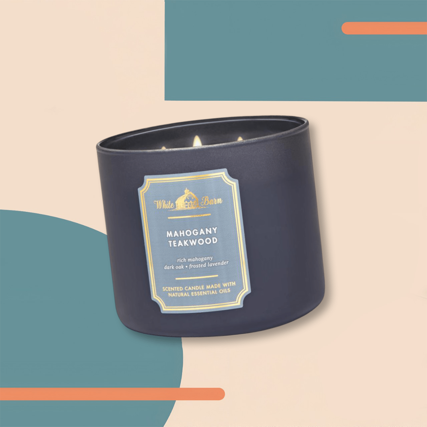 Shop Bath & Body Works White Barn Mahogany Teakwood Scented Candle