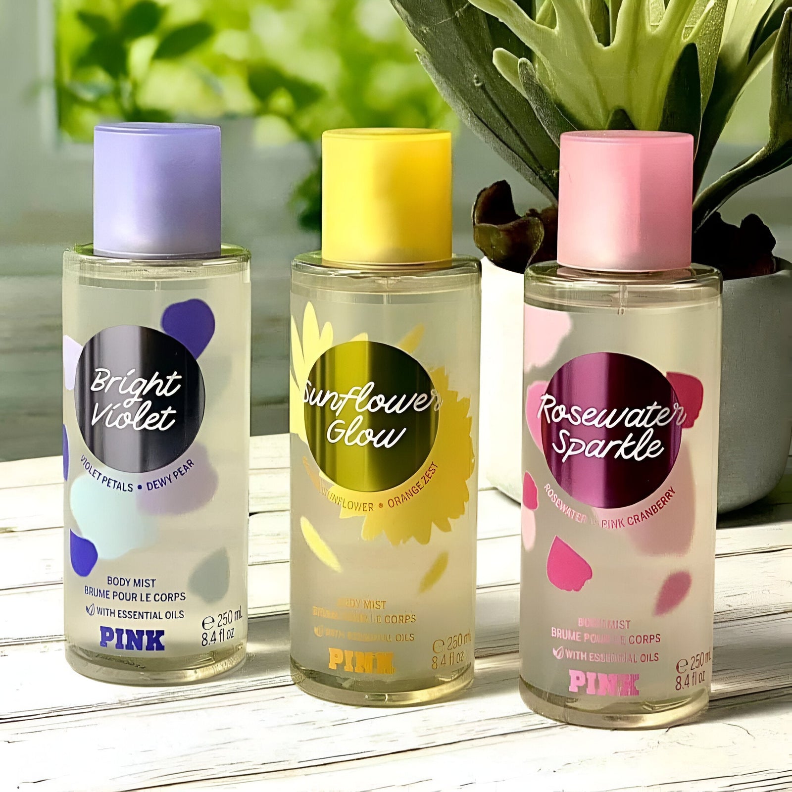 Shop Victoria's Secret Pink Rosewater Sparkle Body Mist in New Zealand