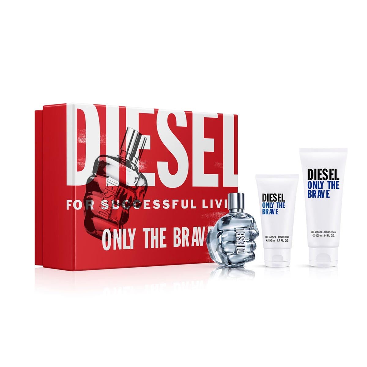 Shop Diesel Only The Brave Pour Homme EDT Gift Set | My Perfume Shop ...
